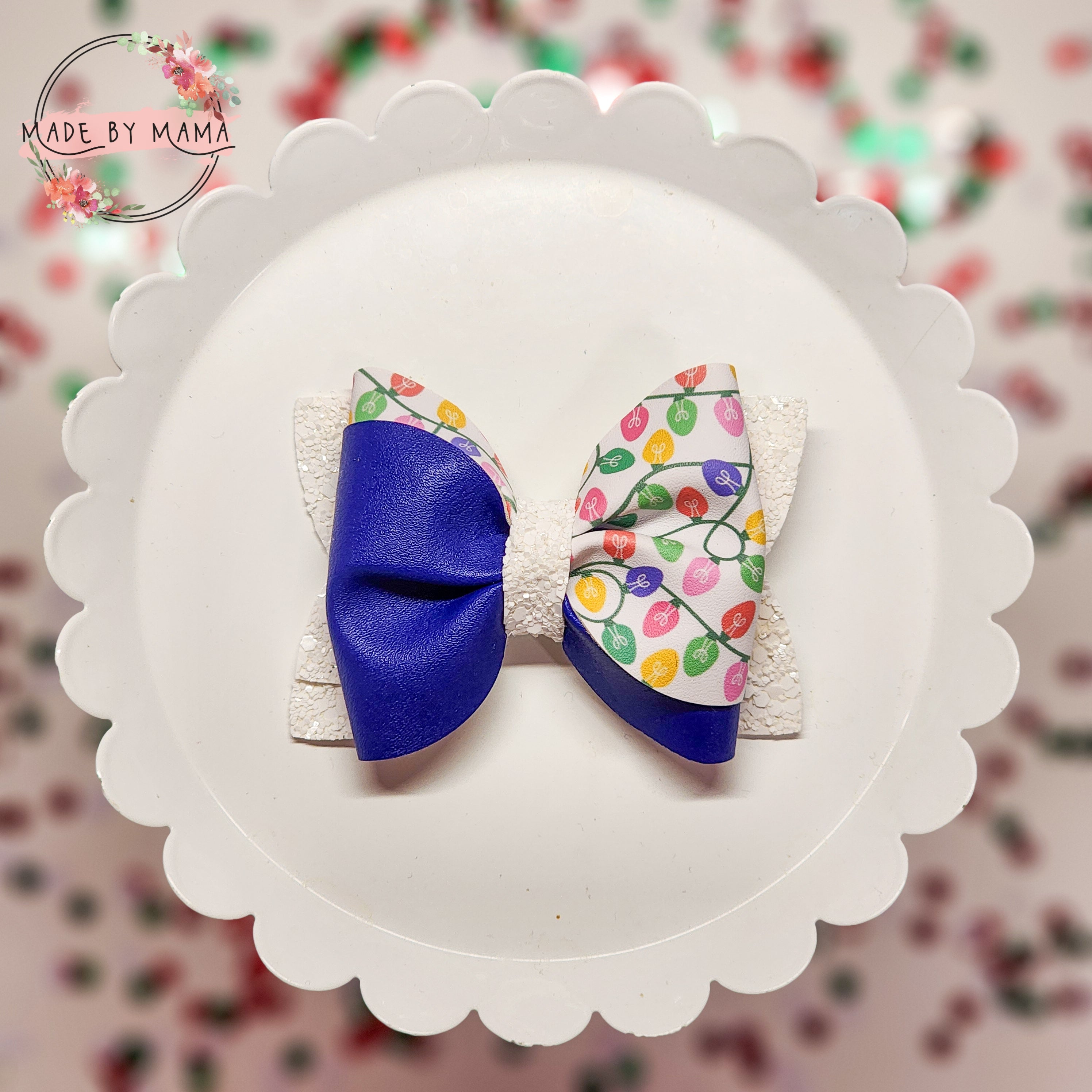 Holiday Glow Bow – Made by Mama Bows