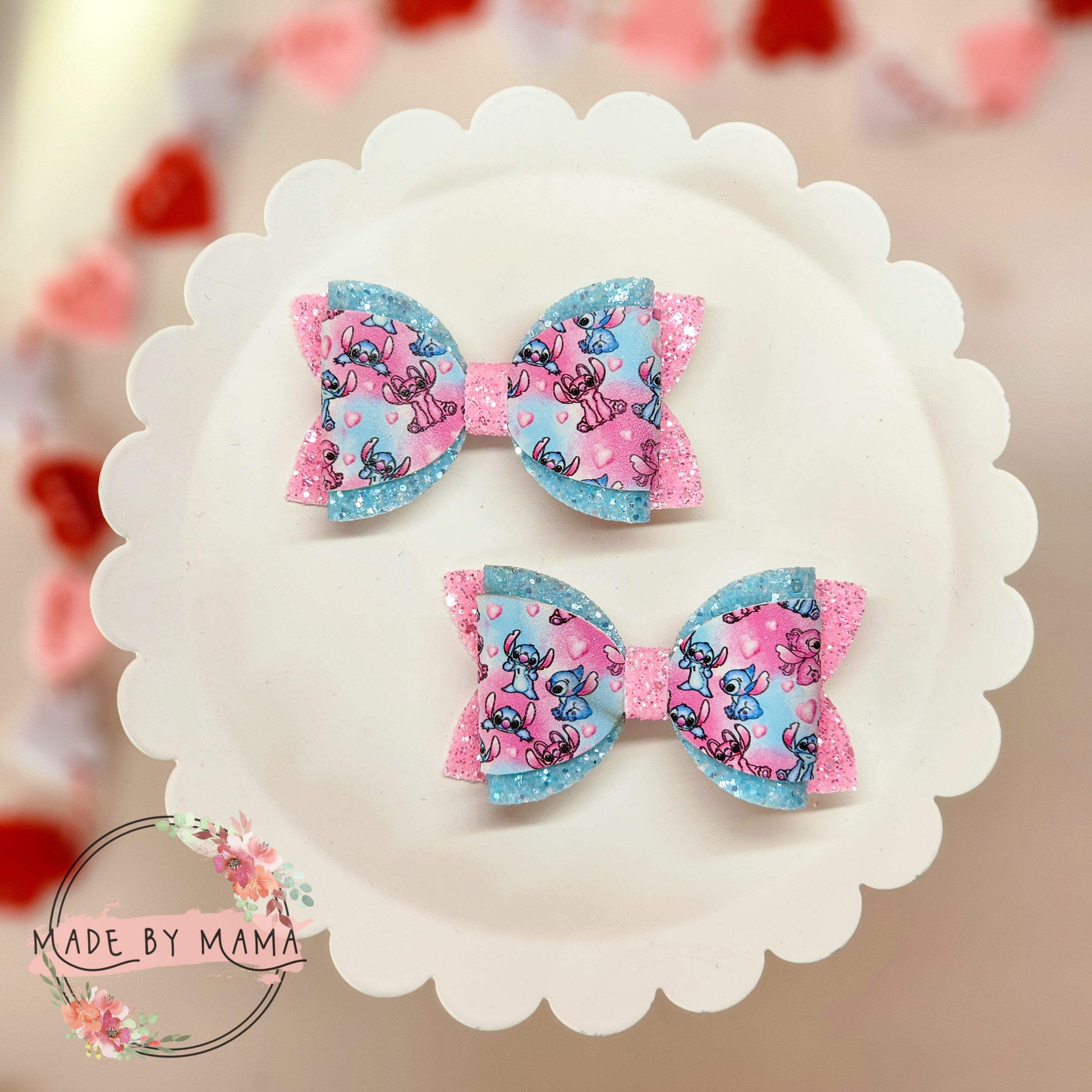 Alien Love Birds Bow – Made by Mama Bows